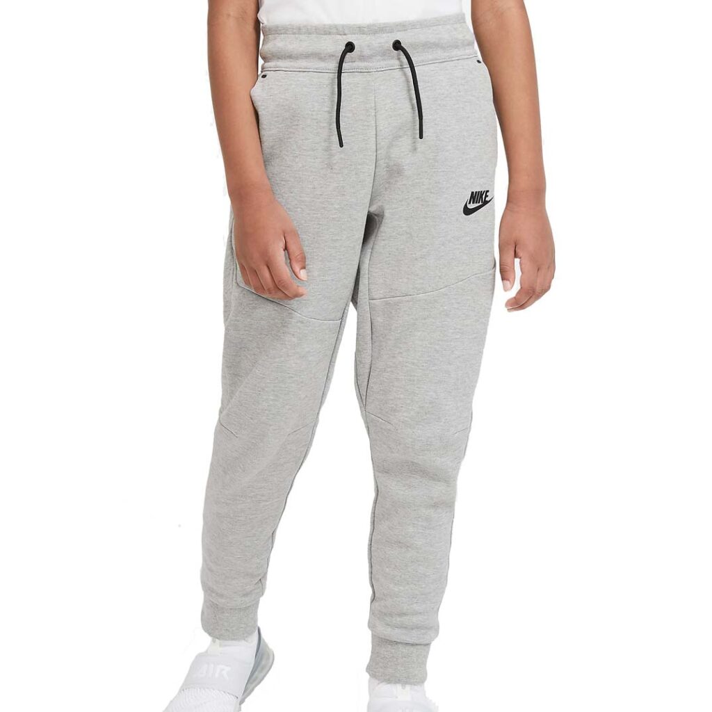 Nike-Tech-Fleece-Broek-Jongens-Grijs-CU9213-063 - Ab Geldermans Sport